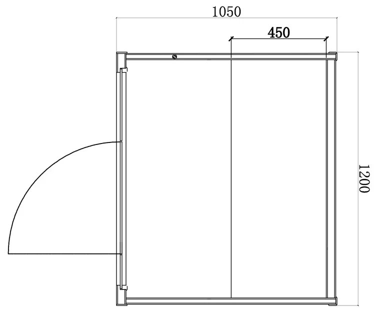 BPS-koupelny Finská sauna Relax 120x105, 1-2 osoby