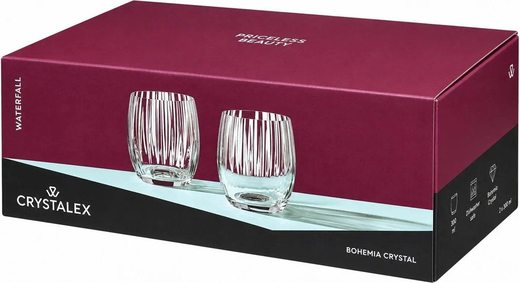Crystalex sklenice Waterfall 300 ml 6 ks
