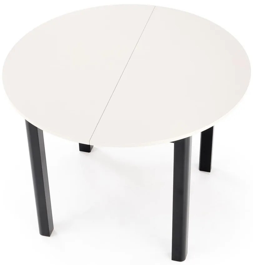Rozkládací jídelní stůl Ringo 102/142 cm kašmírový/černý