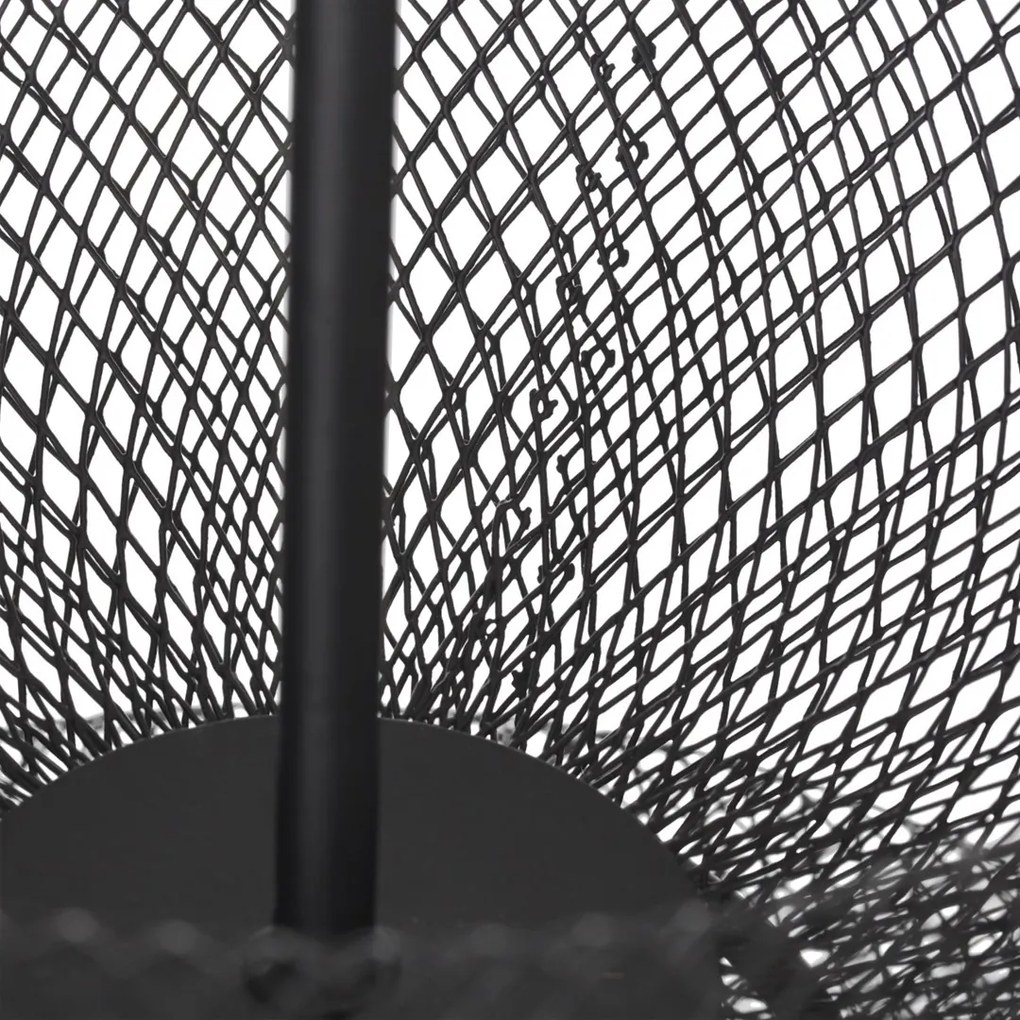 Kovový 2-patrový košík na ovoce Black Mesh, 29x43 cm
