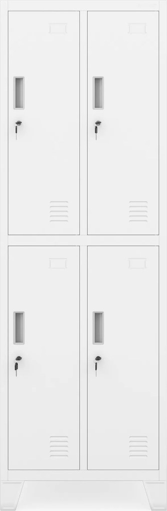Pracovní šatní skříňka BHP BARTEK 2 Plus 559 x 1720 x 450 mm