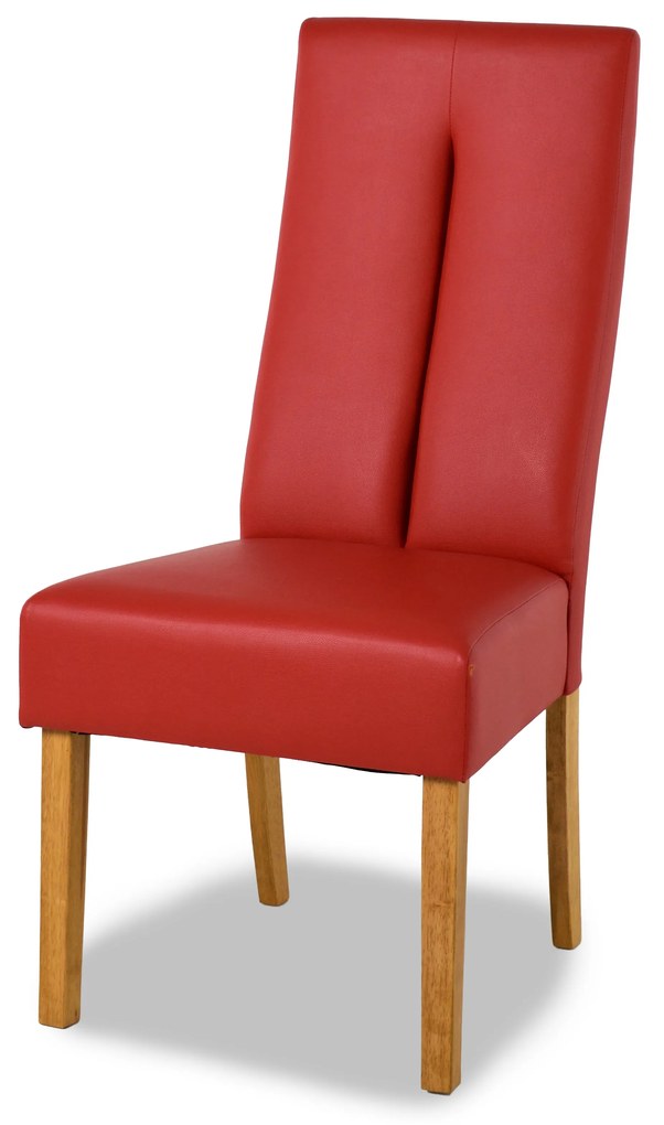 Koženkové židle  Melbourne - červená
