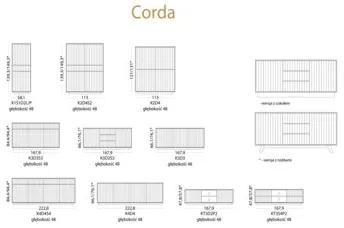 Televizní skříňka KLER Corda