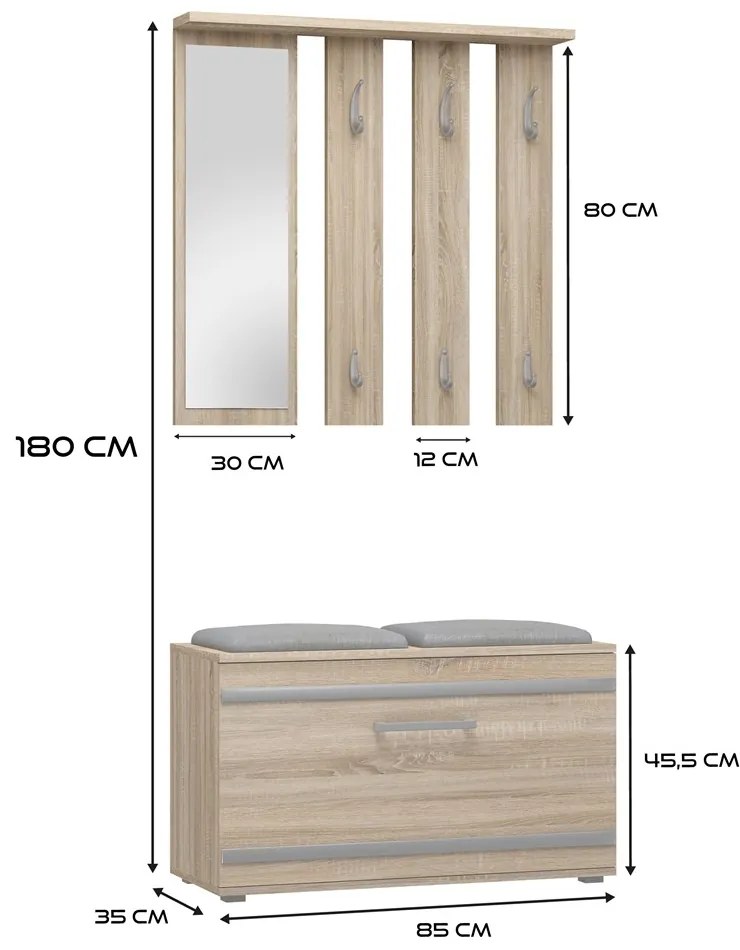 Předsíň OPAL Sonoma