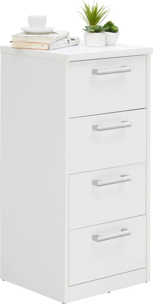 XXXLutz KOMODA, bílá, 38/84/36 cm Xora - Široké komody - 000017003002