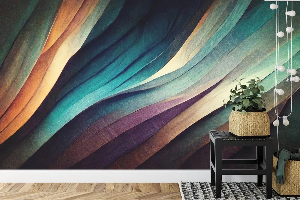 Fototapeta Organic Lines As Abstract Wallpaper Background Design Omyvatelný vlies 104x70.5