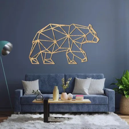 Moderní geometrická dekorace na zeď medvěd I SENTOP PR0240