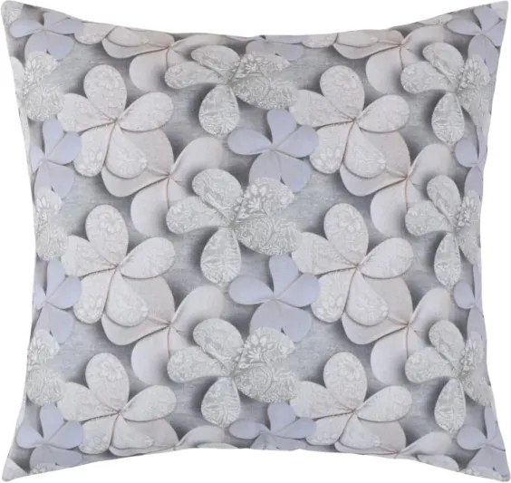 Bellatex Povláček DITA 45x45 cm Květ šedá