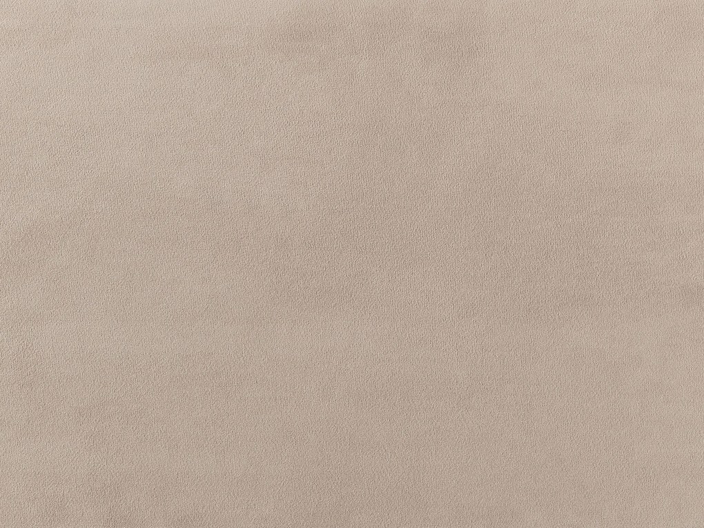 Sametová postel 160 x 200 cm taupe CHALEIX Beliani