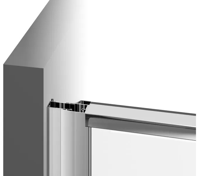 RAVAK Sprchové dveře PIVOT PDOP1 90 White/White+Transparent (03G70101Z1)