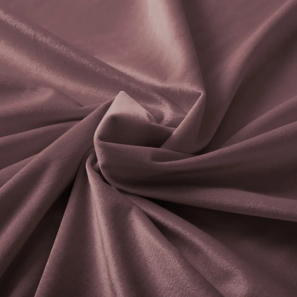 Biante Velký sametový oválný ubrus Velvet Premium SVP-019 Hnědofialový 160x200 cm
