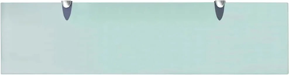 Plovoucí police 2 ks sklo 80 x 20 cm 8 mm 3051523