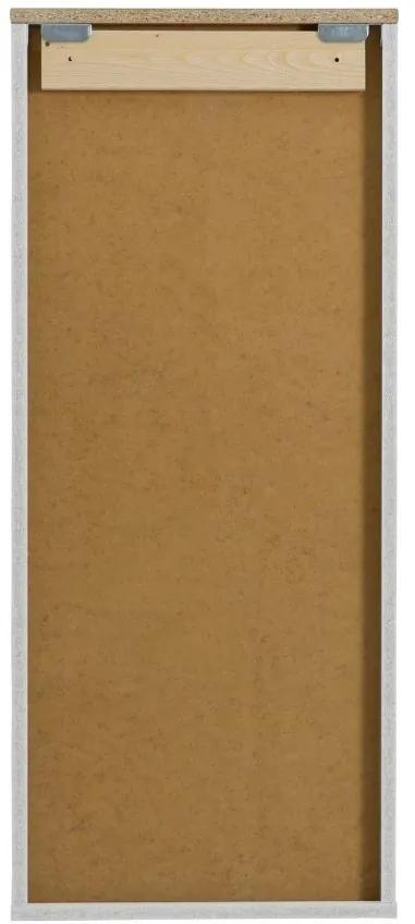 Matně bílá lakovaná nástěnná skříňka Tenzo Dot 40 x 43 cm