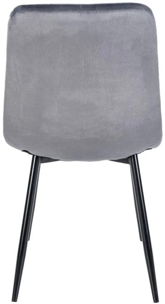 Bhm germany Jídelní židle Antibes, samet, tmavě šedá