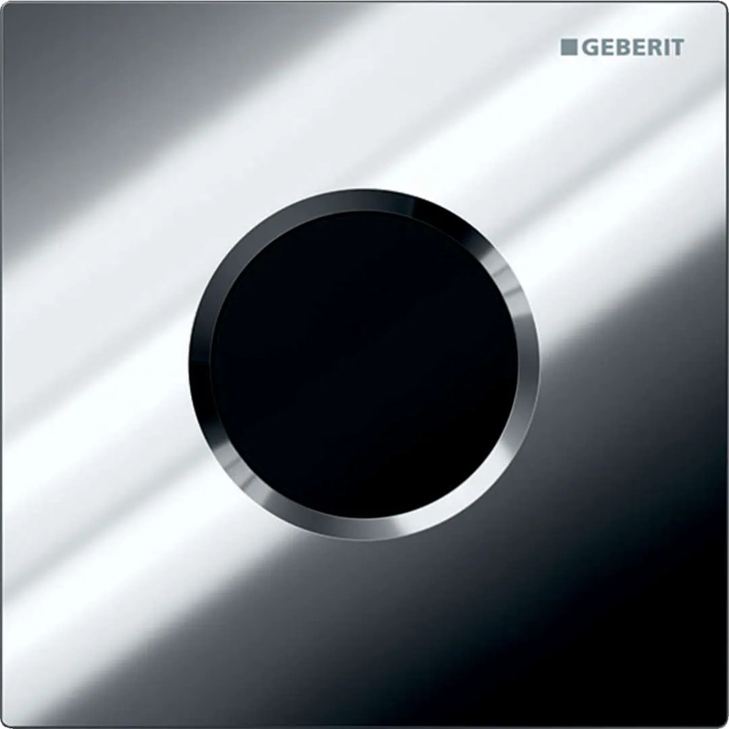 Geberit - Splachování pisoárů s elektronickým ovládáním, napájení ze sítě, krycí deska typ 01, chrom 116.021.21.5