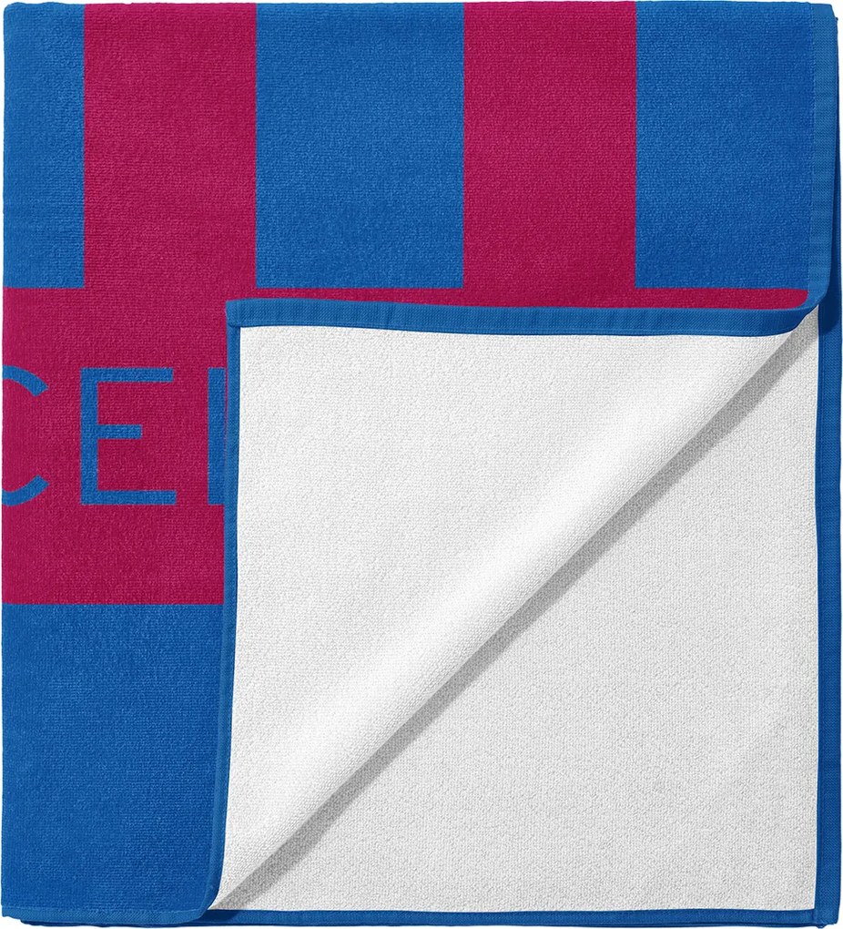 Fotbalová osuška FC Barcelona Vertical
