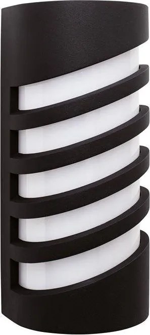 NV 9926617 Venkovní nástěnné svítidlo LUPO černý hliník akrylový difuzor LED 10W 3000K 220-240V 64st. IP65 - NOVA LUCE