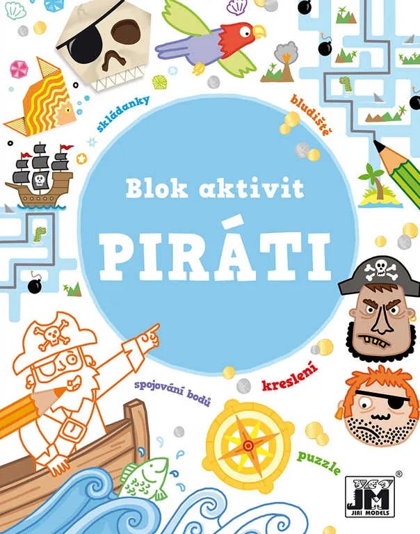 JIRI MODELS Blok aktivit Piráti sešit s aktivitami 5