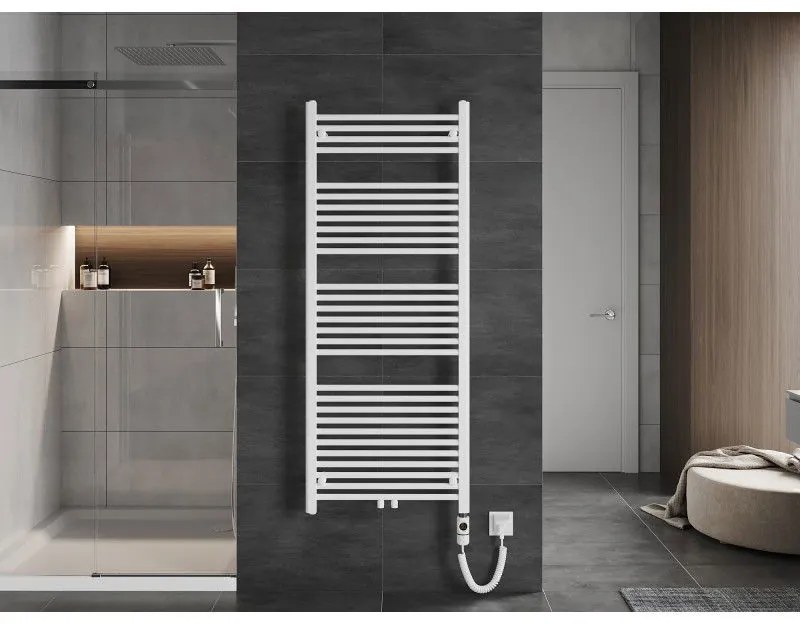 Mexen Mars, elektrické topné těleso 1500 x 600 mm, 900 W, bílá, W110-1500-600-2900-20
