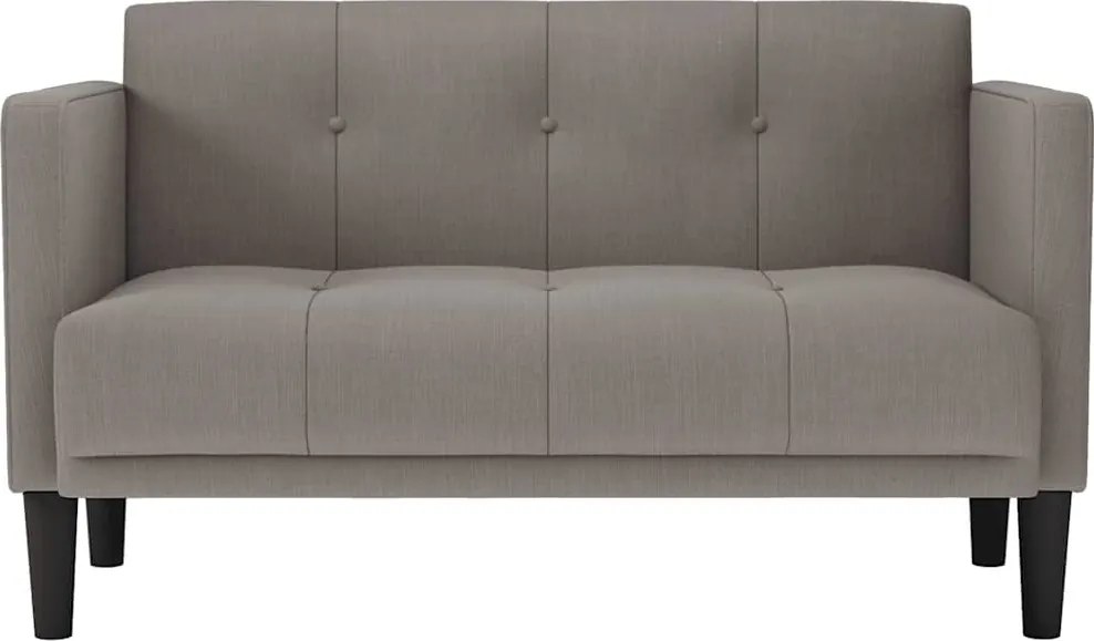 vidaXL Loveseat Sofa 111 cm textil [4100561] Barva: Černá