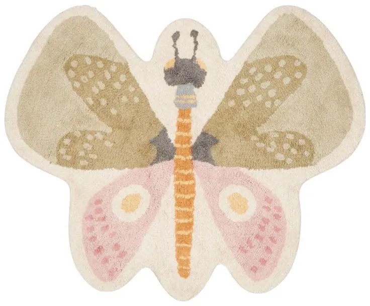Dětský koberec Motýl 94x110 Little dutch