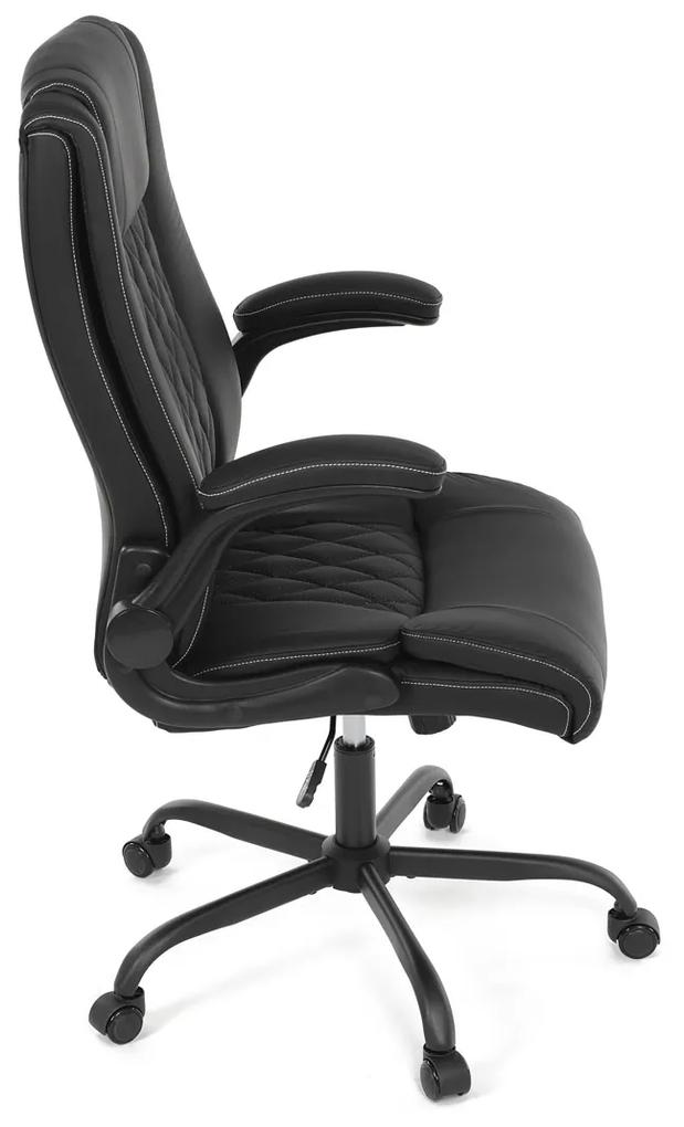 Kancelářská židle PIERRE černá ekokůže