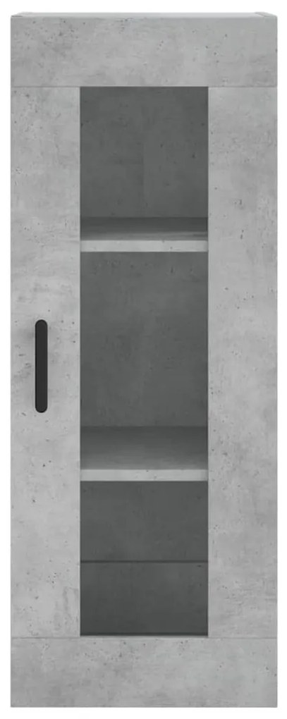 Skříň highboard betonově šedá 34,5x34x180 cm kompozitní dřevo