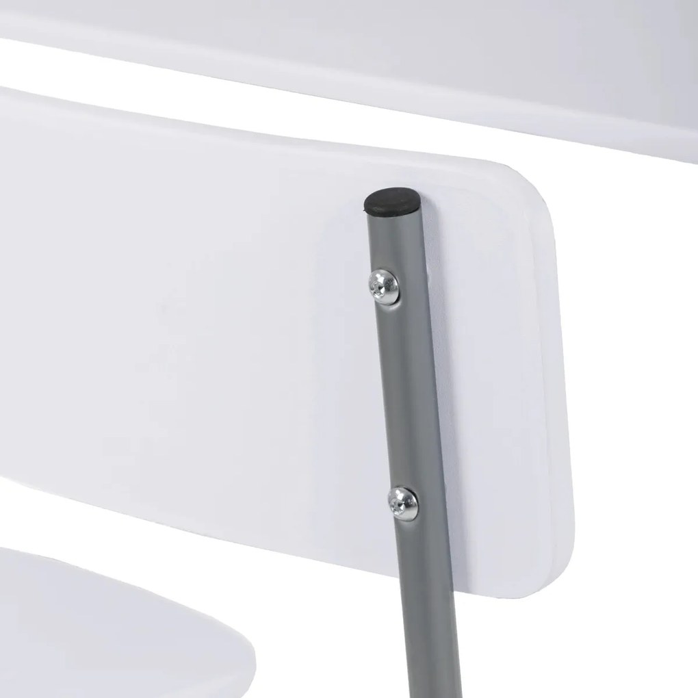 Autronic Jídelní set s 4 židlemi AUT-O2156 Odstín: Staré dřevo