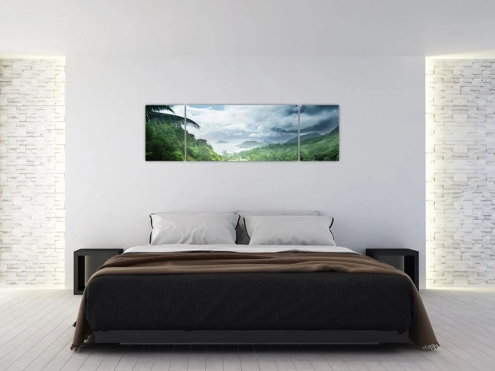 Obraz - Seychelská jungle (170x50 cm)