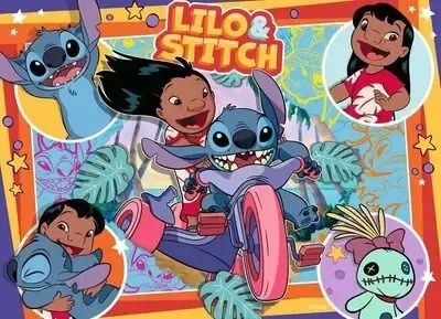 Ravensburger Disney: Stitch - 4x100 dílků / od 5 let