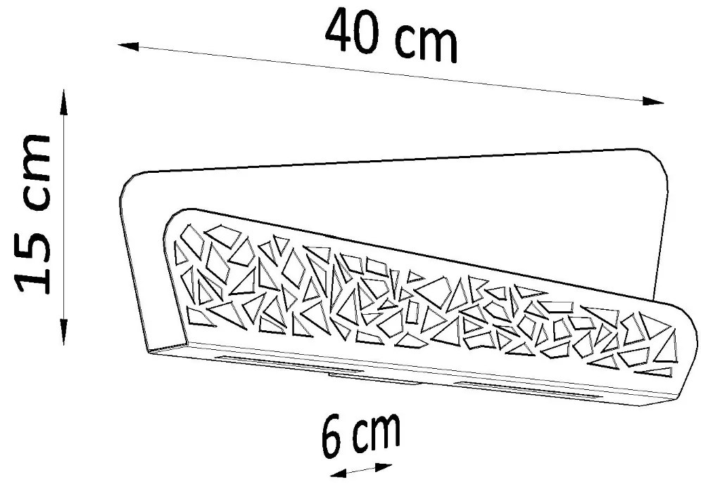 Nástěnné svítidlo Aliza, 1x bílé kovové stínítko