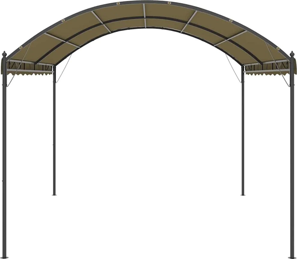 Altán 4 x 3 x 2,6 m taupe 180 g/m² 312217