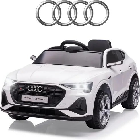 Elektrické autíčko Audi E-Tron Sportback bílé