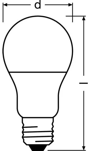 LED žárovka E27 Bellalux ECO CLA FR 8,5W (60W) teplá bílá (2700K)