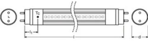 LED trubice zářivka OSRAM SubstiTUBE ST8E-EM/230V 120cm 16W (36W) 840 neutrální bílá 4000K T8 G13 EM/230V