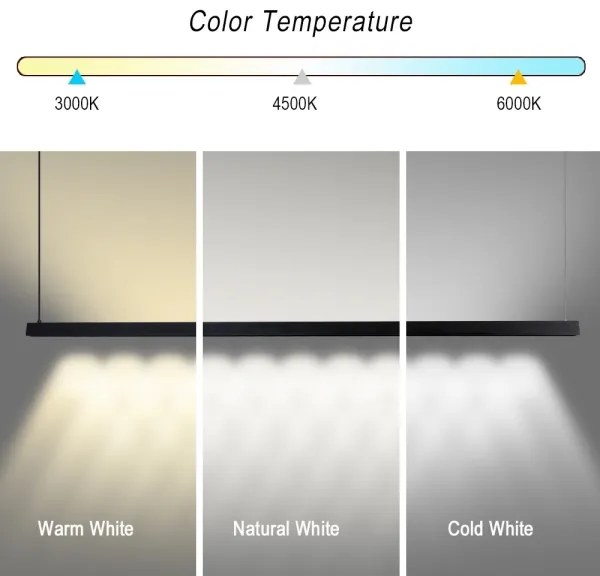 Immax NEO 07308L-LED Stm lustr na lanku MADEIRA 44W/230V Wi-Fi Tuya 202 cm černá