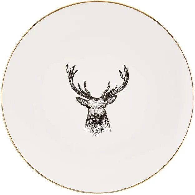 Butlers ALPINE LODGE Snídaňový talíř jelen 21,5 cm