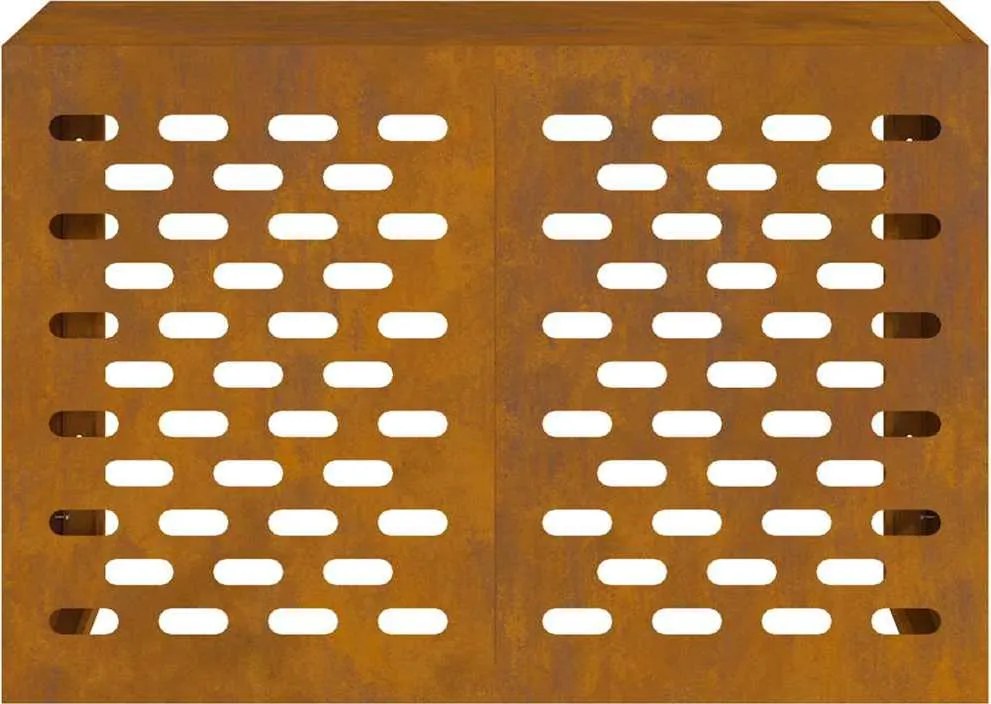 vidaXL Ochrana klimatizace Rezavá 90 x 40 x 60 cm [865896]
