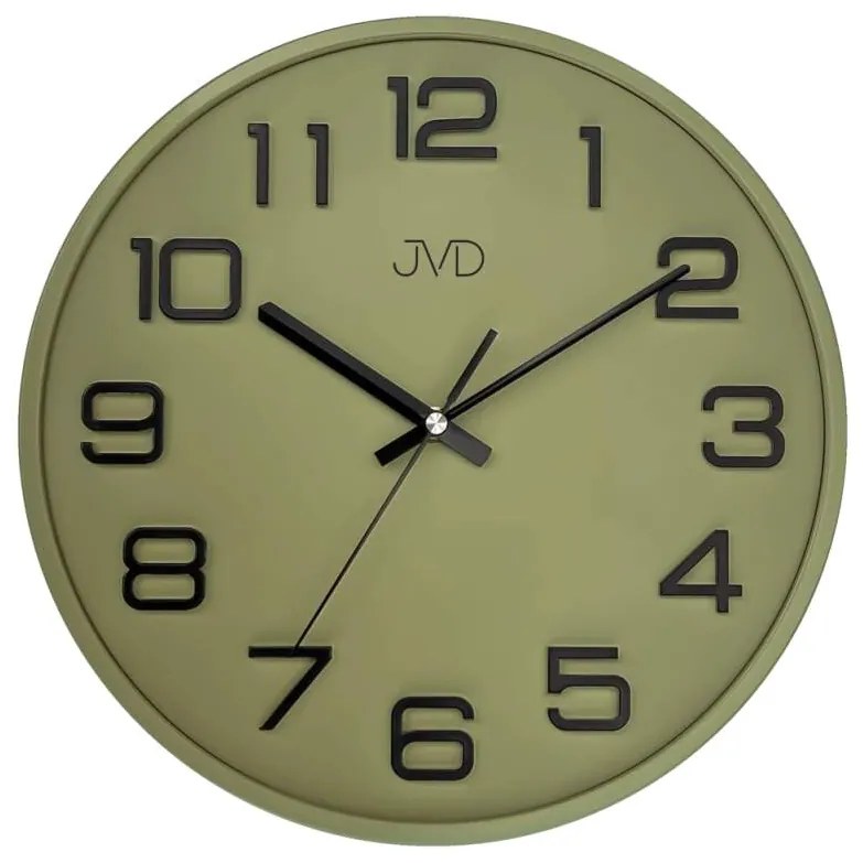 JVD Plastové pastelové nástěnné tiché netikající hodiny JVD HX2472.12