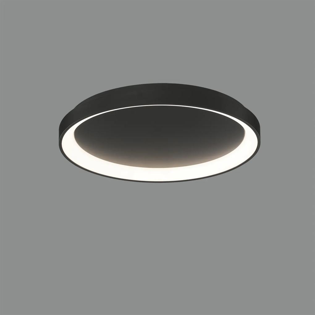 ACB Iluminacion Stropní LED svítidlo GRACE, ⌀ 48 cm, 40W, CRI90 Barva: Černá, Teplota světla: CCT switch 2700/3000K, Stmívání: TRIAC