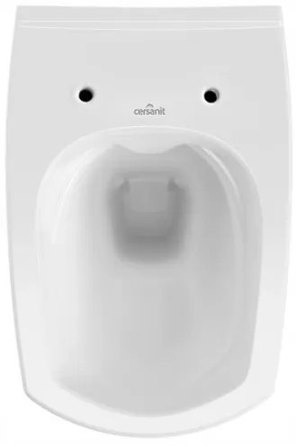 Cersanit Carina Clean On, závěsná wc mísa + antibakteriální toaletní sedátko z duroplastu, set 548, bílá, K701-033