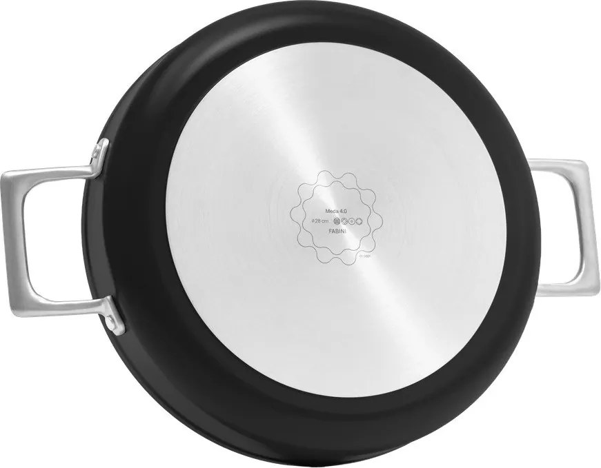 Pánev s poklicí/s keramickým povrchem ø 28 cm Meda 4.0 – FABINI