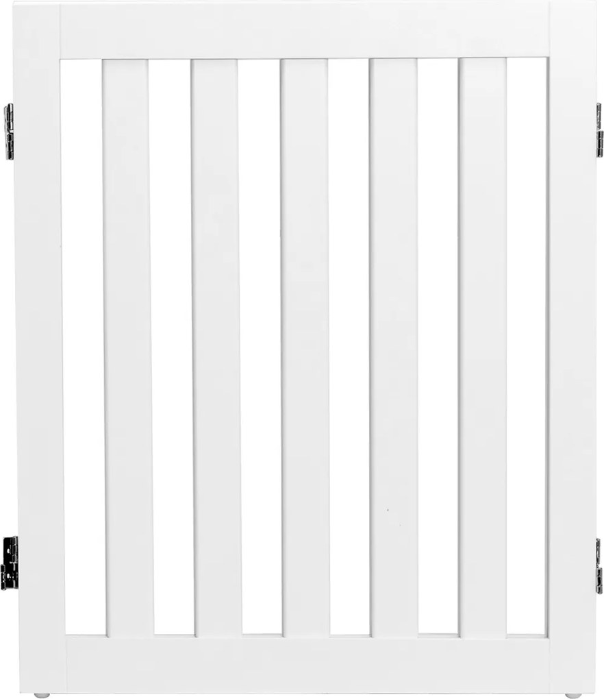 Costway Překážka pro psy, 60 cm vysoká, ochranná branka, dřevěná, skládací, 2