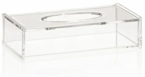 Kela Box na papírové kapesníky clear 26x13,5x6,5 cm