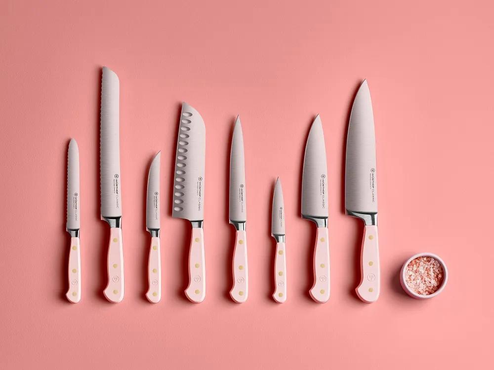 Wüsthof Blok na nože se 7 noži Classic Colour Pink Himalayan Salt
