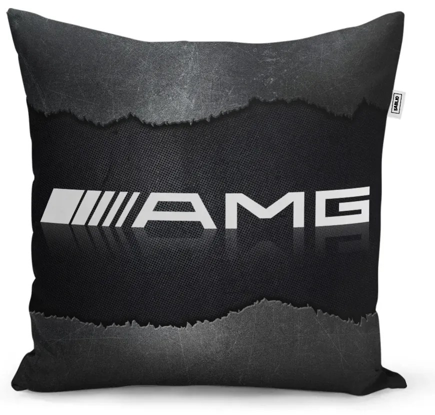 Sablio Polštář AMG černá - 60x60 cm