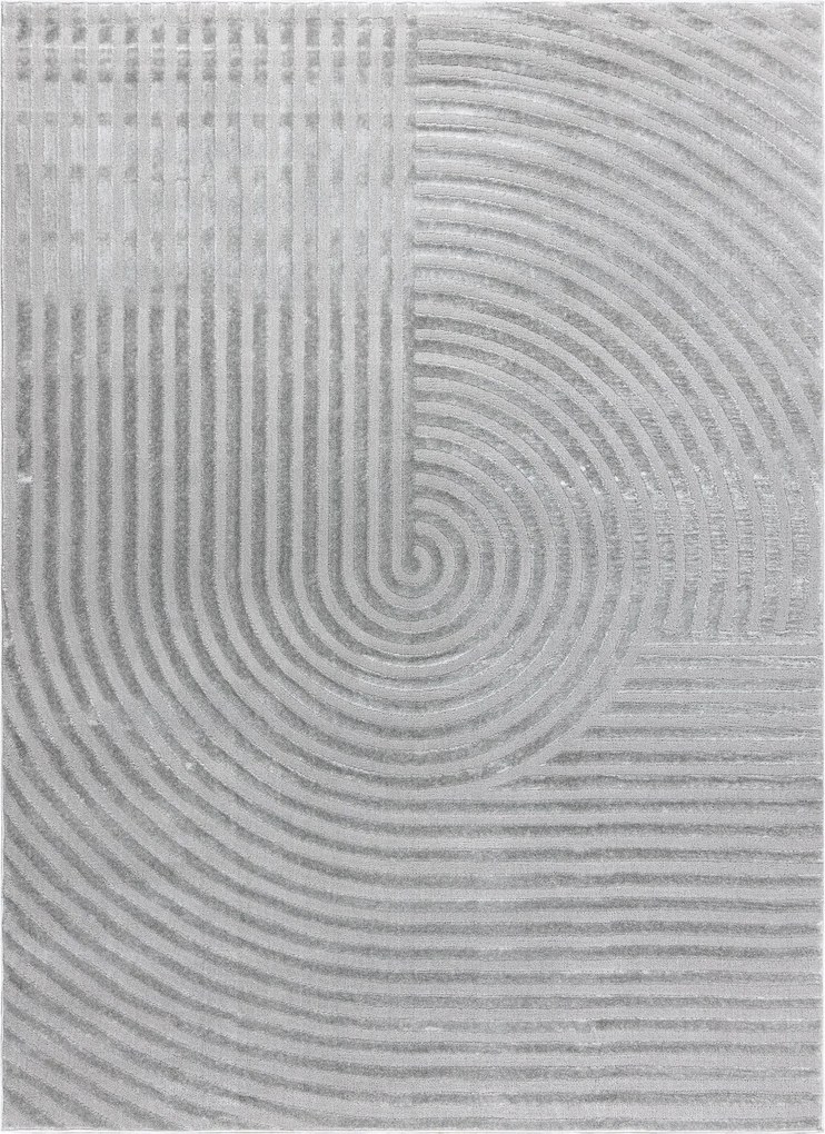 Dywany Łuszczów, Kusový koberec Balance 1921 grey, 180x270, šedá, ložnice