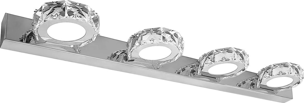 Toolight APP1940-4W, nástěnná LED svítilna, 620 mm, chromová, OSW-66074