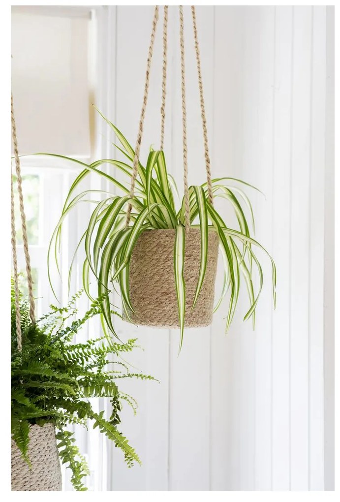 Závěsný květináč Woven Seagrass Garden Trading