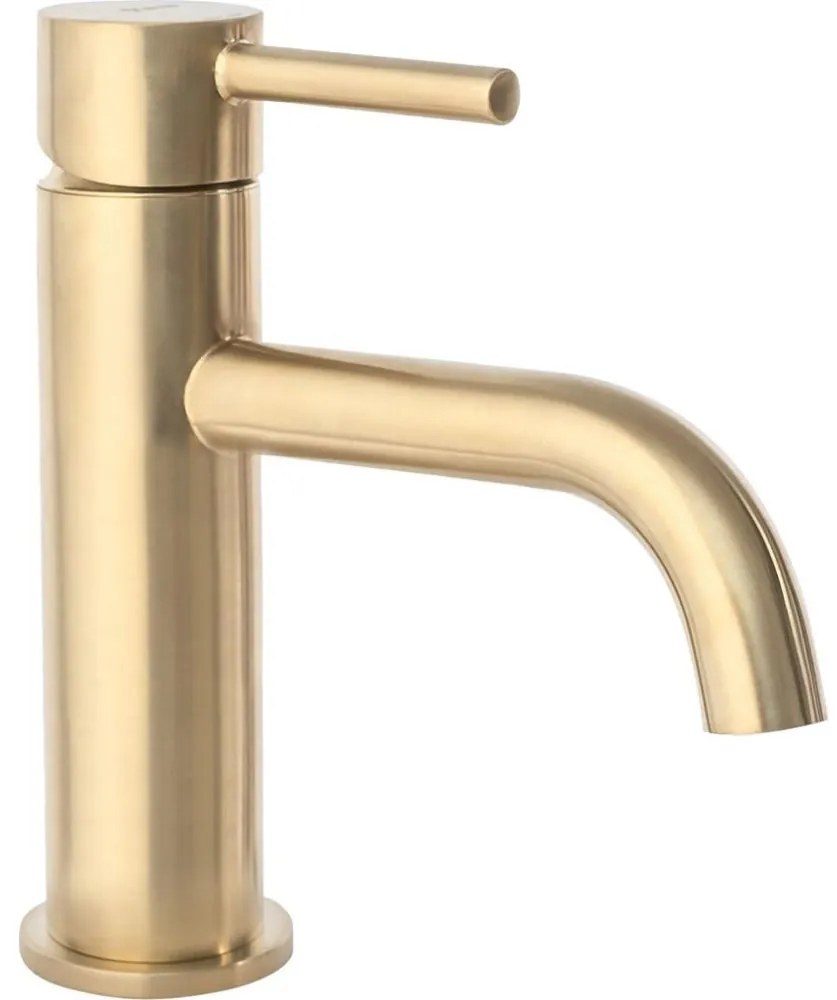 REA-B4527 - Umyvadlová baterie LUNGO 16,5 cm broušená zlatá REA-B4527
